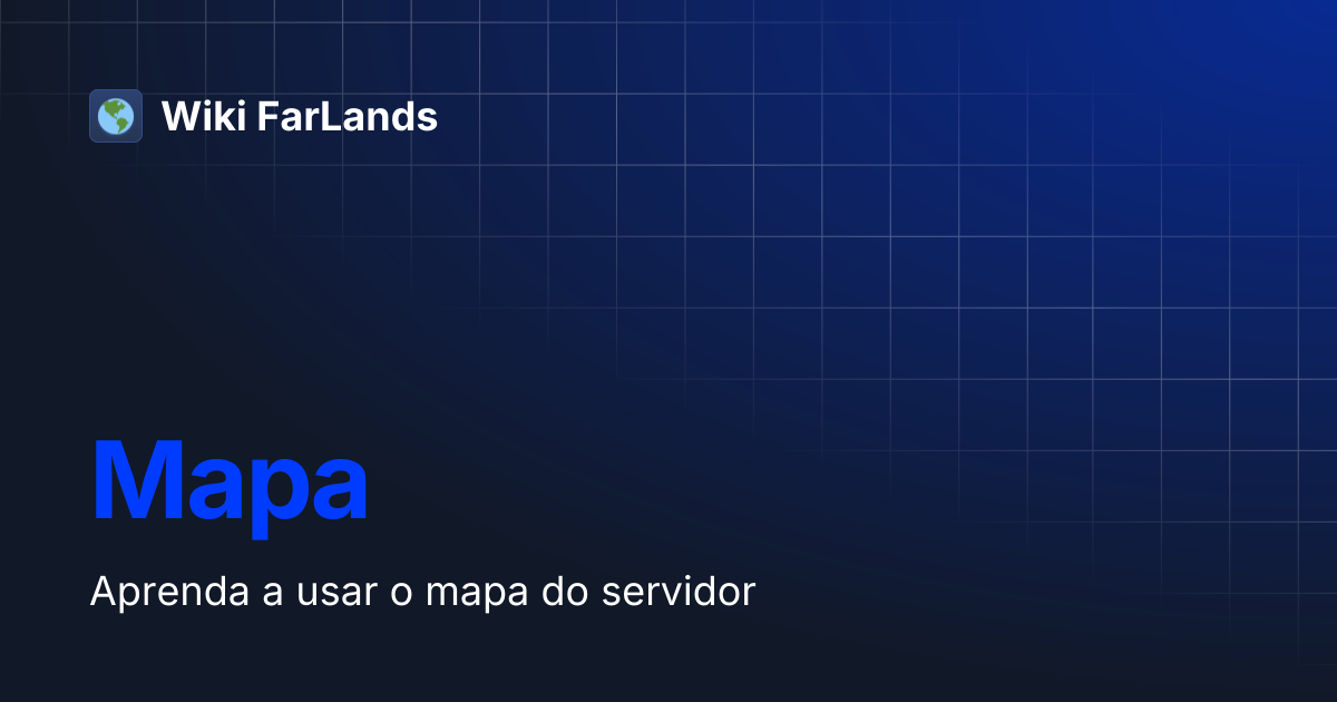 Mapa | Wiki FarLands
